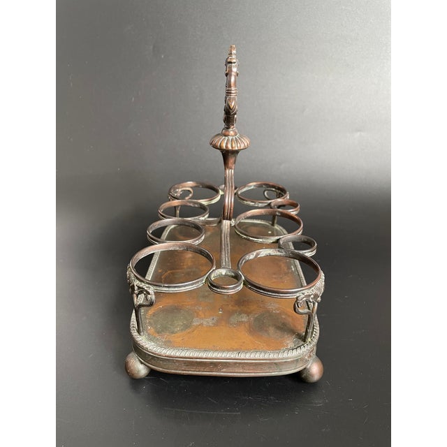 Antique Victorian Egg Cruet Holder | Chairish