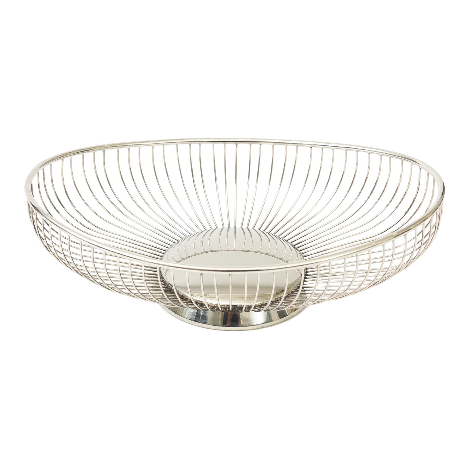 Vintage SilverPlate Bread Basket by Raimond 60's | Chairish