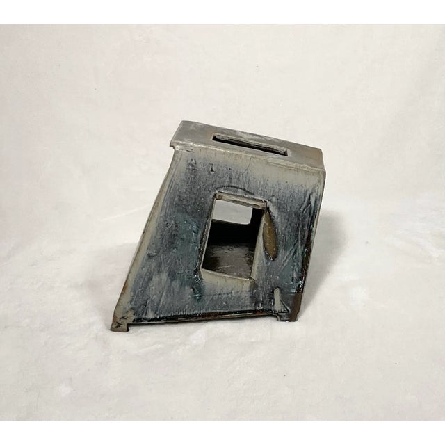 Vintage Decorative Mid-Century Modern Angular Ceramic Pottery Decor ...