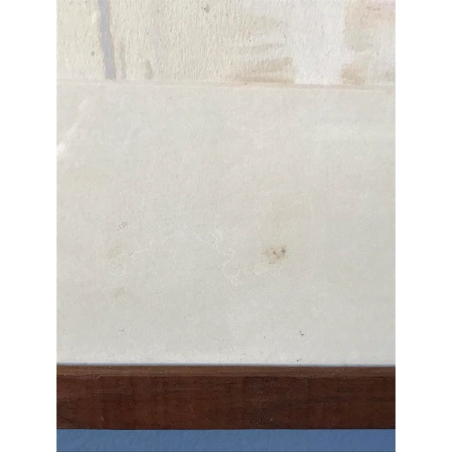 Original Oil Painting on Paper Abstract Nude by Listed Artist Tammra ...