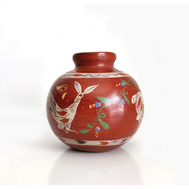 Vintage Mexican Folk Art Rabbit Jar | Chairish
