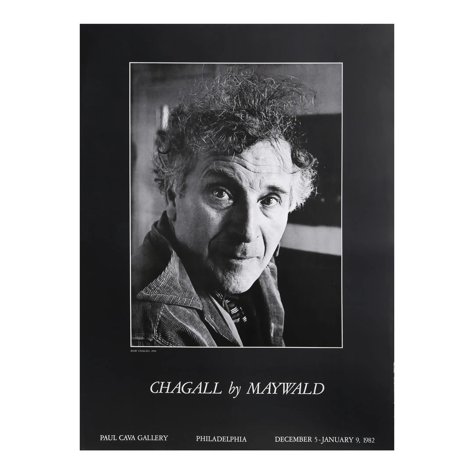 Chagall by Maywald at Paul Cava Gallery, Willy Maywald Poster | Chairish