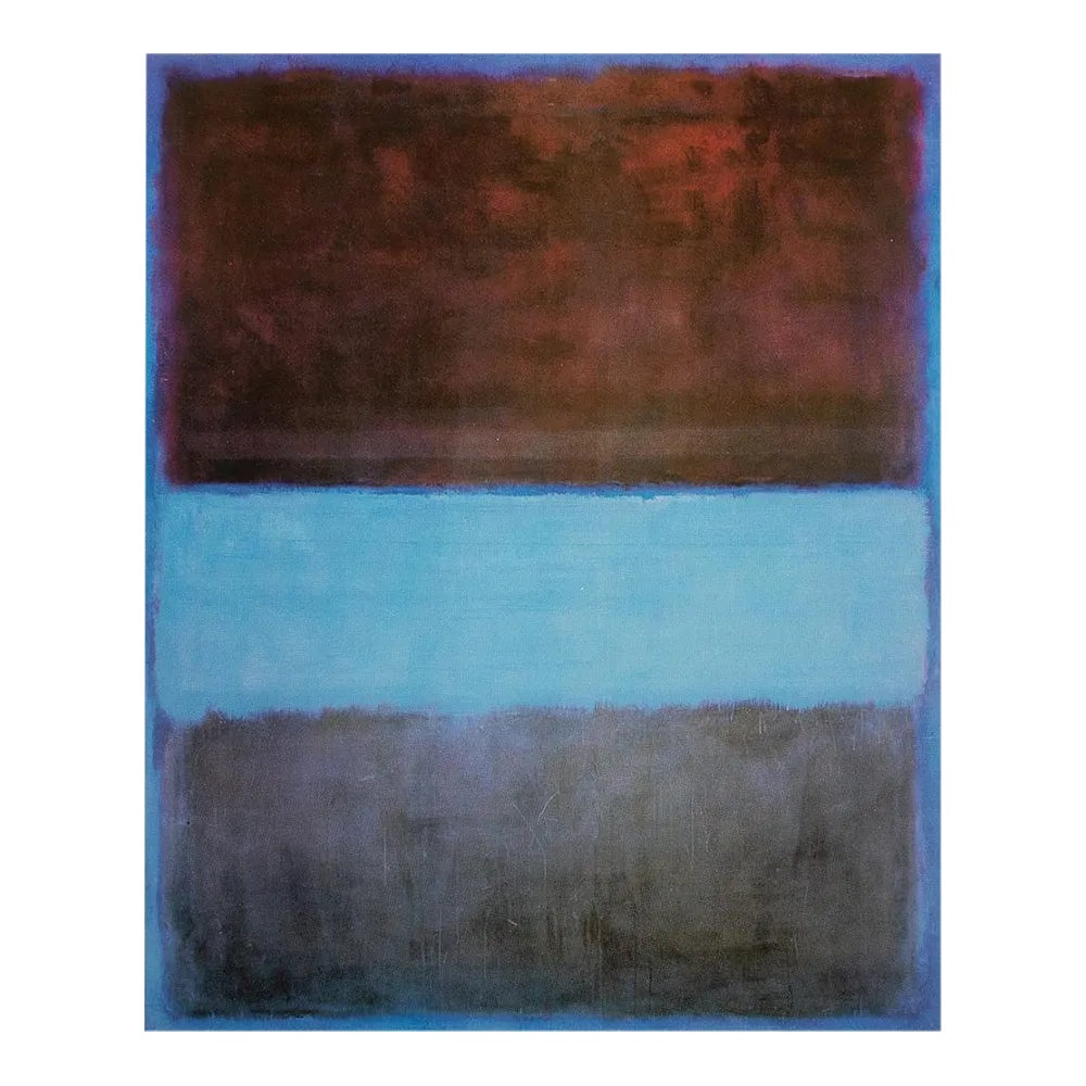 2003 After Mark Rothko "No. 61 (Rust and Blue) [Brown, Blue, Brown on ...