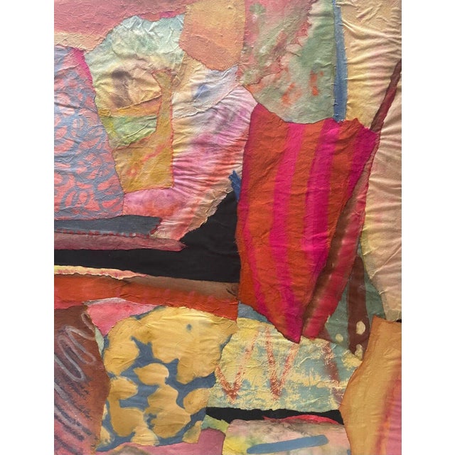 Vintage 1986 Pat Monson 'vegetarian's Delight' Paper Abstract Collage ...