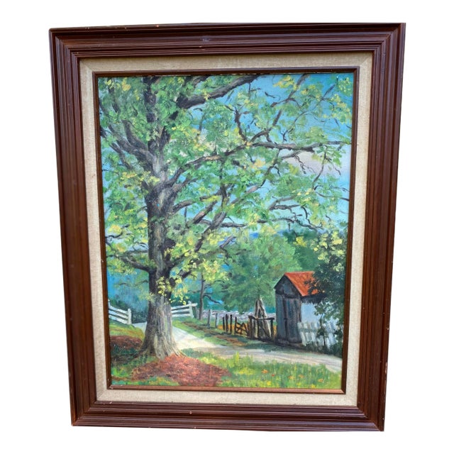 Mid 20th Century California Landscape Oil Painting by Edna Jones ...