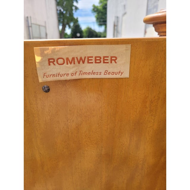 1950s Romweber French Credenza in Satin Wood | Chairish