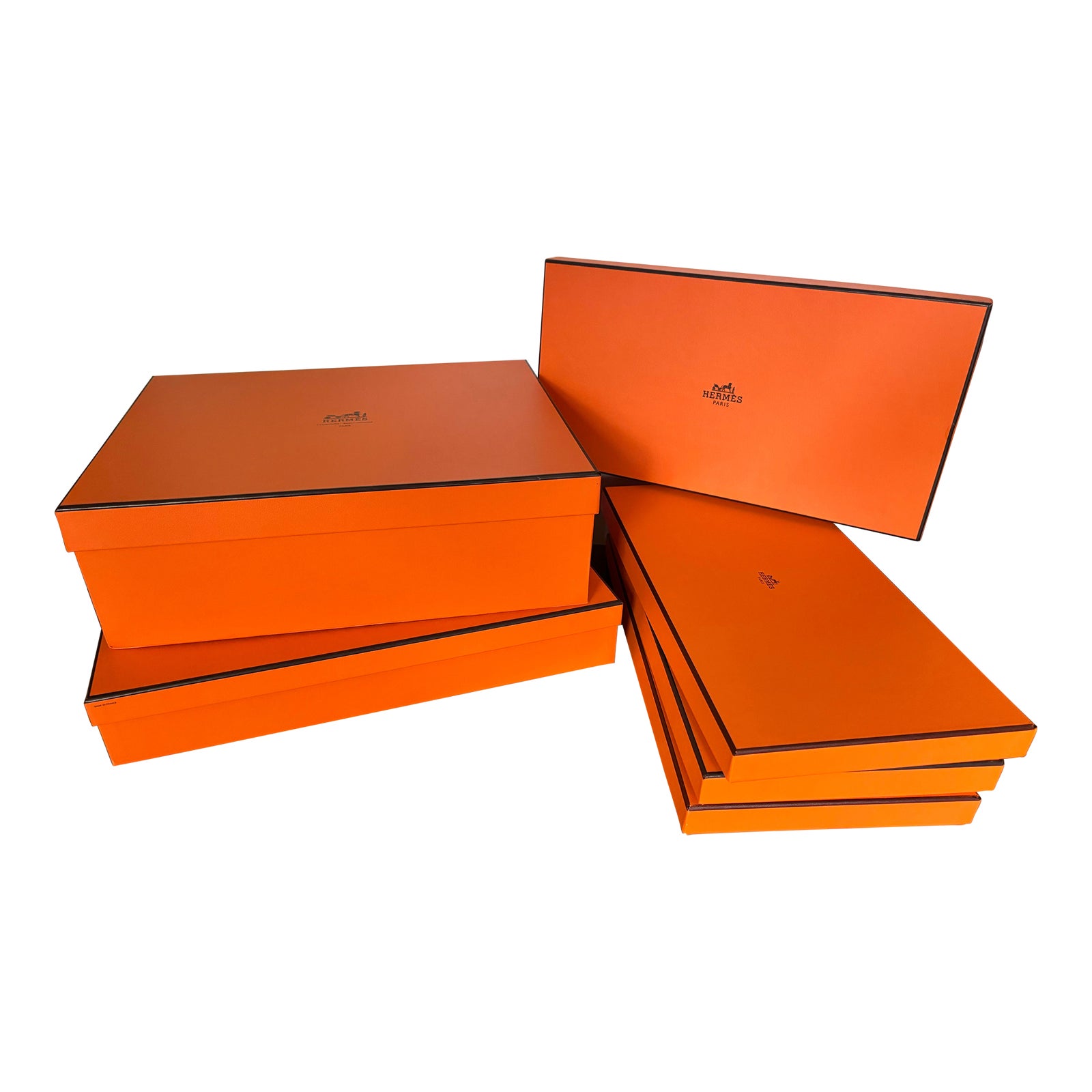 Hermes Gift Boxes, Set of Six | Chairish