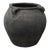 Dark Grey Earthenware Planter Pot | Chairish