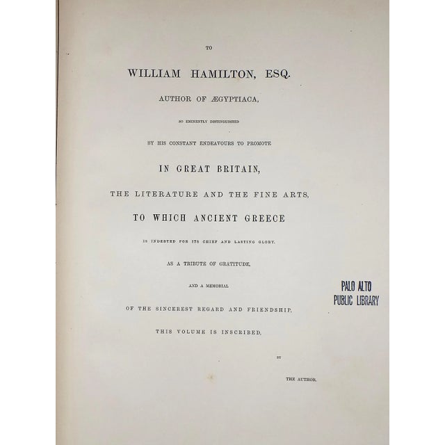 Antique Early 19th Century Large Folio Neoclassical Greek Vase Motif ...