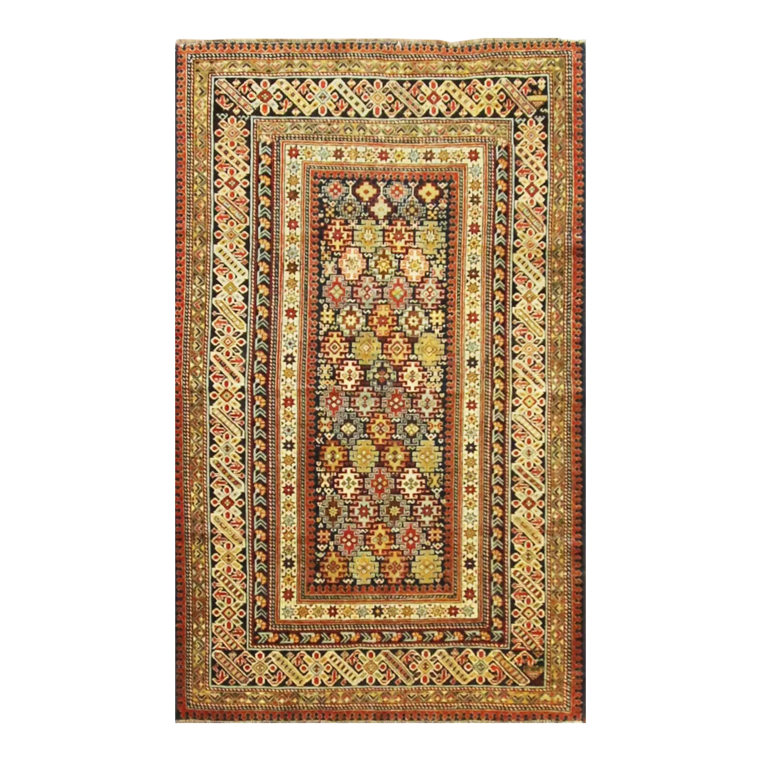 Antique Chichi Caucasian Rug | Chairish