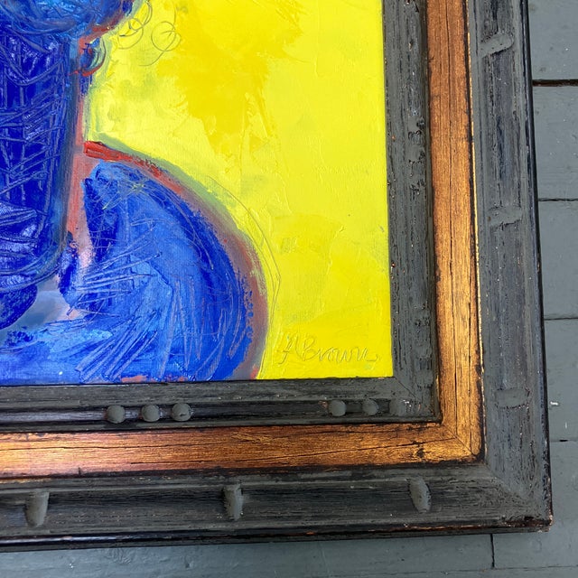 Contemporary Original Alexandra Brown Pop Art Floral Still Life ...