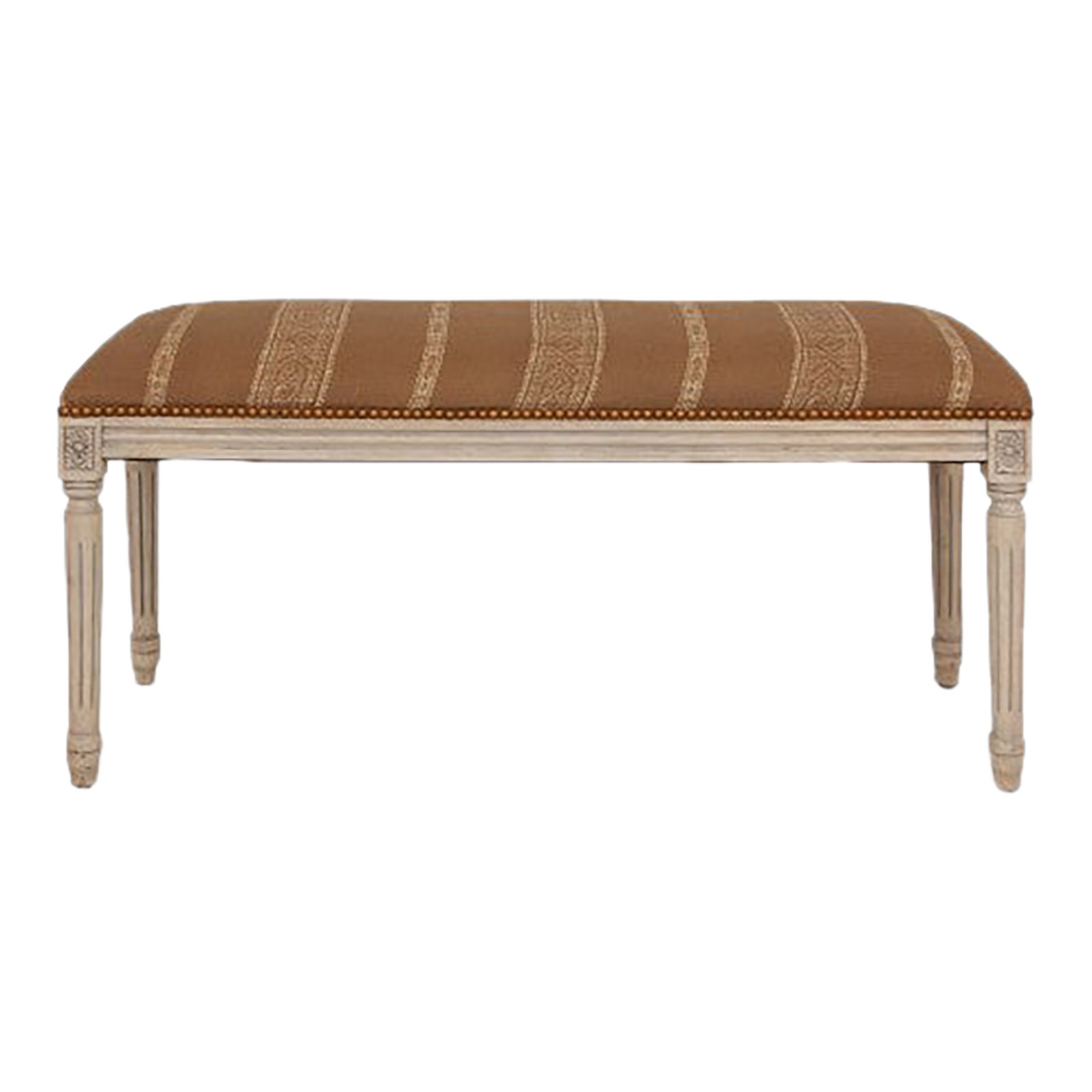 1970s Vintage French Country Bench | Chairish
