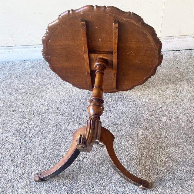 Antique English Pie Crust Table | Chairish