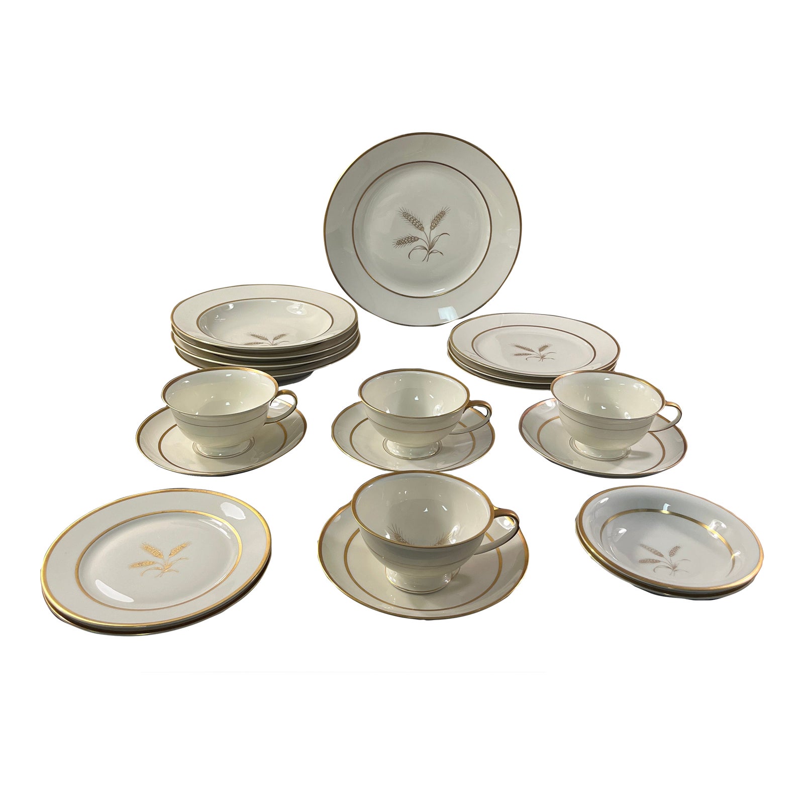 1960s Rosenthal (Germany) Bountiful Continental Dinnerware Set- 20 Pieces | Chairish