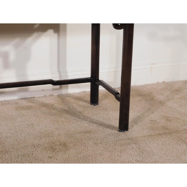 Baker Furniture Co. Far East Collection Teak Sofa / Alter Table | Chairish