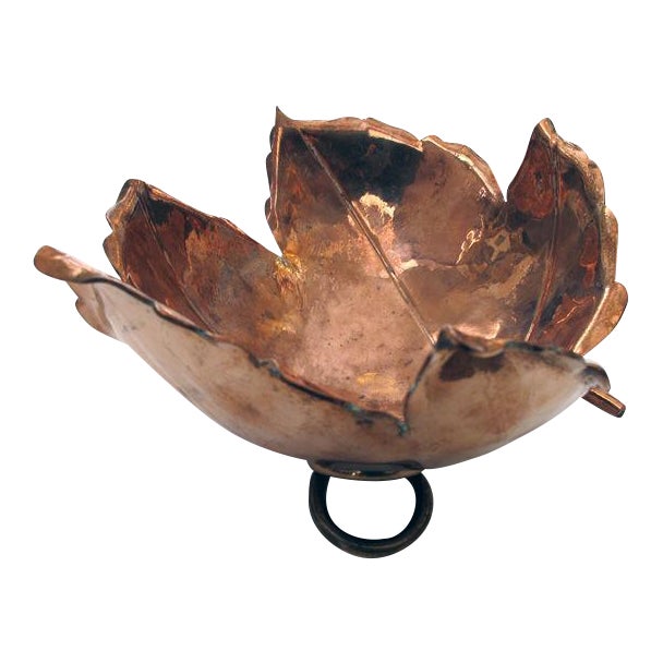 Rendered American Copper Maple Leaf; By Sciarrotta | Chairish