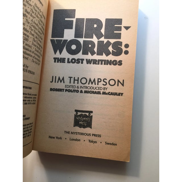 Fireworks by Jim Thompson, Vintage Softcover Book | Chairish