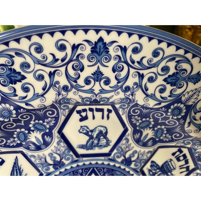 Late 21st Century Spode Blue Room Collection, Judaica Collection, Seder ...