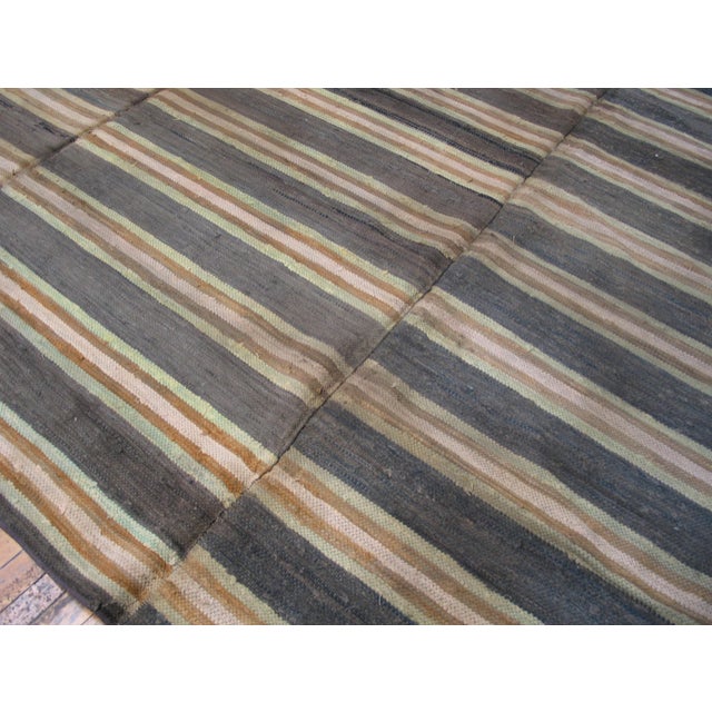 Antique American Rag Rug | Chairish