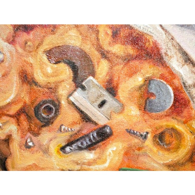 2010 "Junk Food (Pizza)" Contemporary Surrealist Still Life of an ...