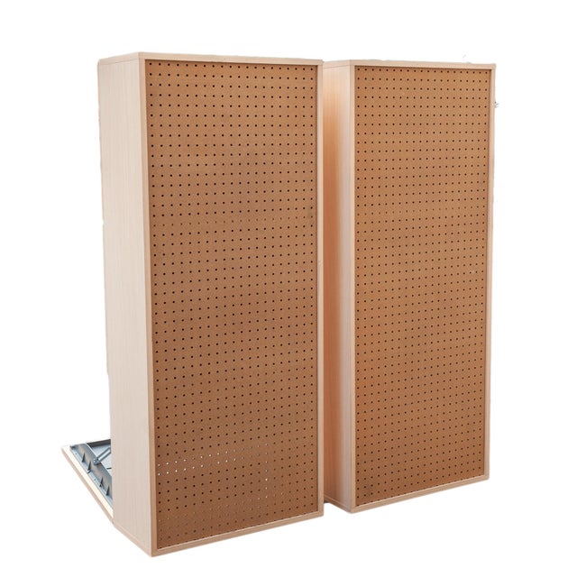 1990s Pair of Foppa Pedretti Italian Modern Wooden Shoe Cabinets | Chairish