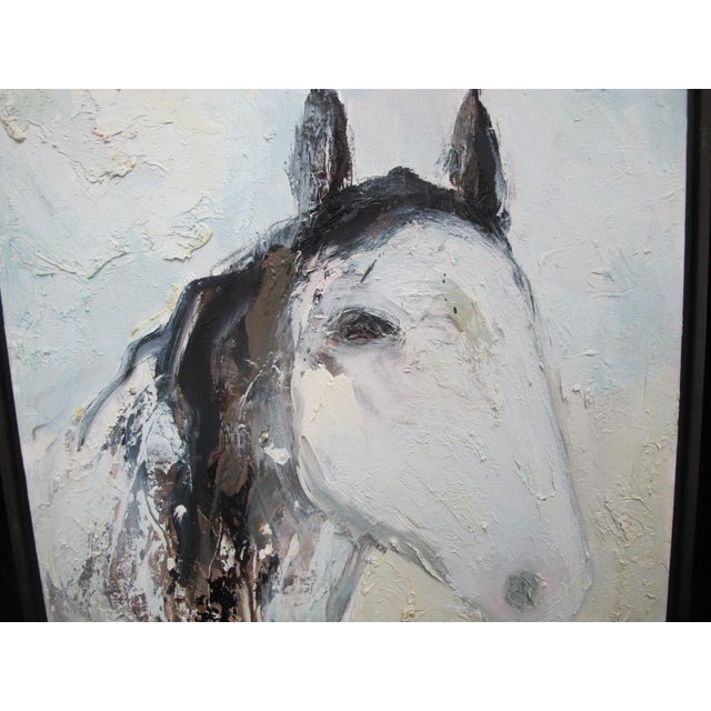 Theodore Waddell Montana Framed Sankey's Mare Horse Oil Encaustic ...