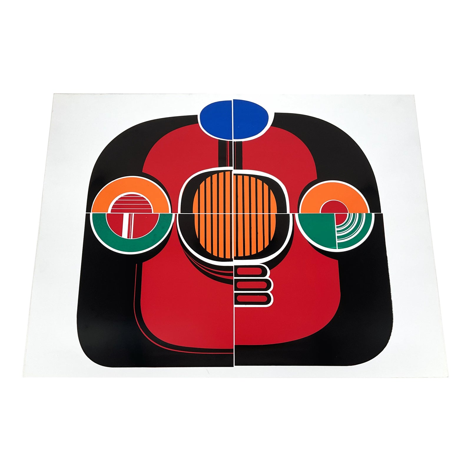 Gerd Winner, Scooter from the Series Traffic, 1968, Screen Print | Chairish