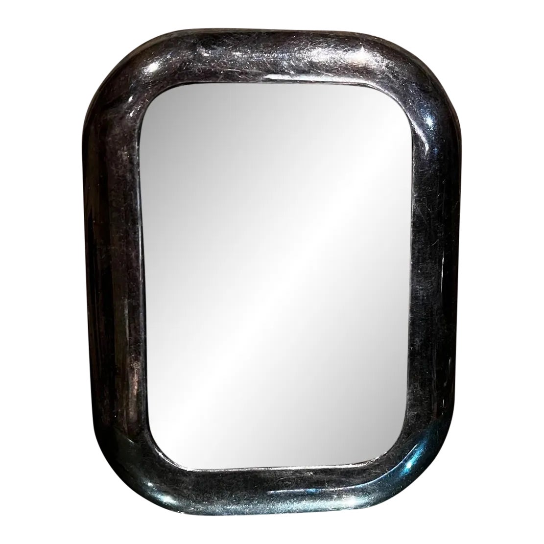 1950s Elegant Silver Plate Vintage Picture Frame Rectangular | Chairish