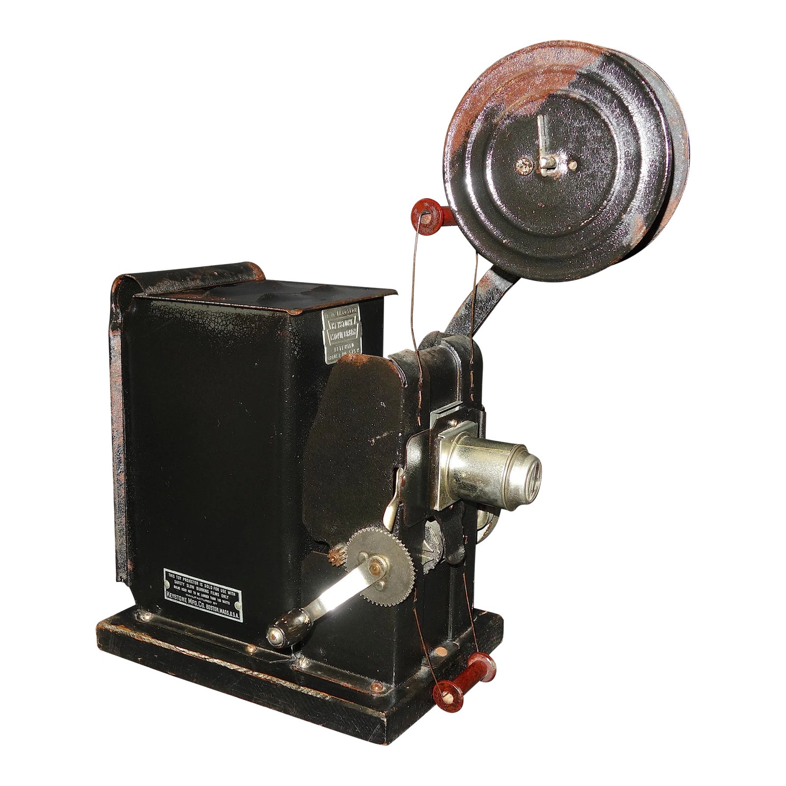 Circa Early 20th Century Keystone 35mm Hand-Crank Filmstrip Projector ...