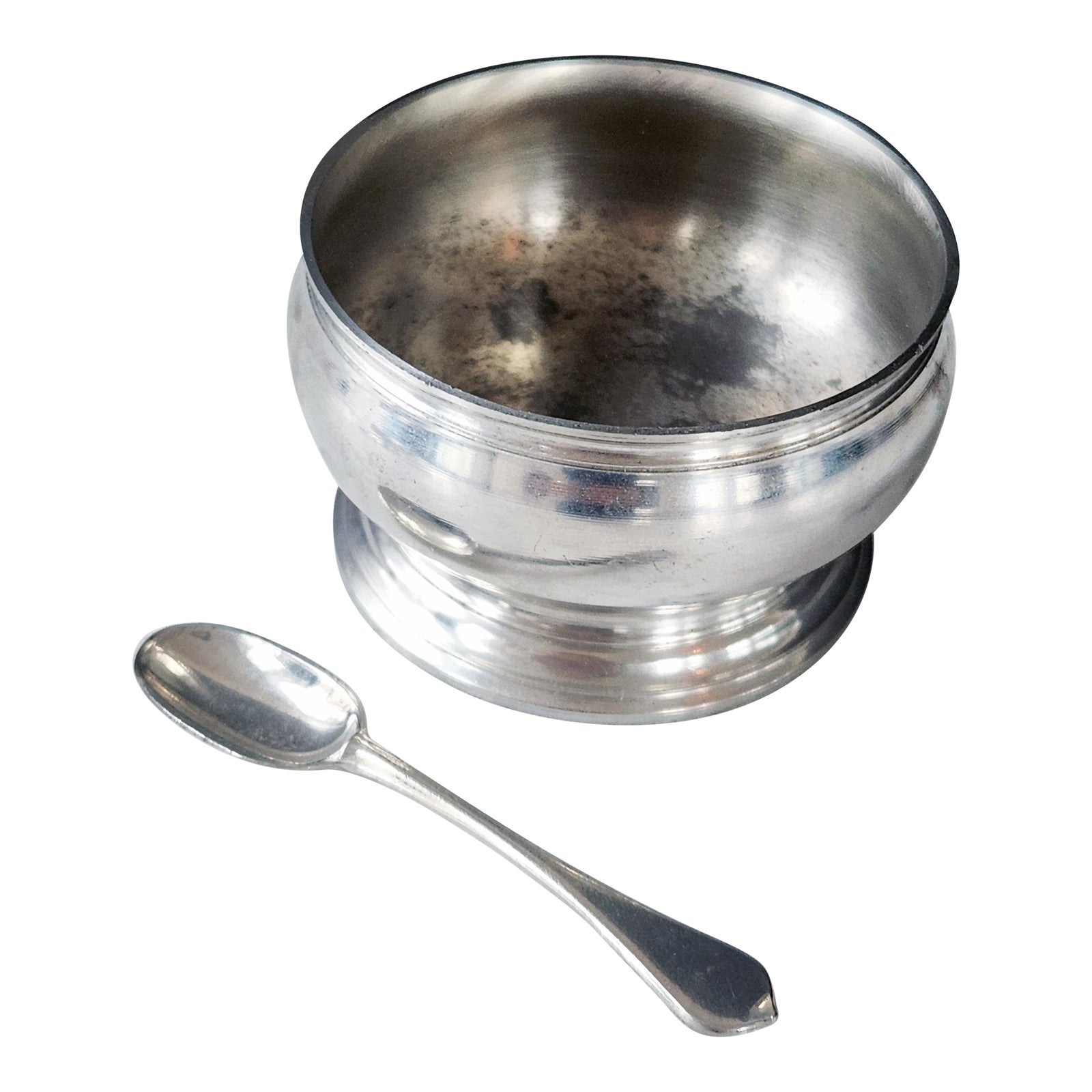 Mid 20th Century Colonial Williamsburg Stieff Pewter Salt Cellar ...