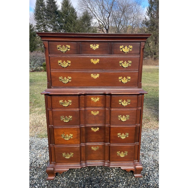 Pennsylvania House Chippendale Style Tall Cherry Dresser Kling | Chairish
