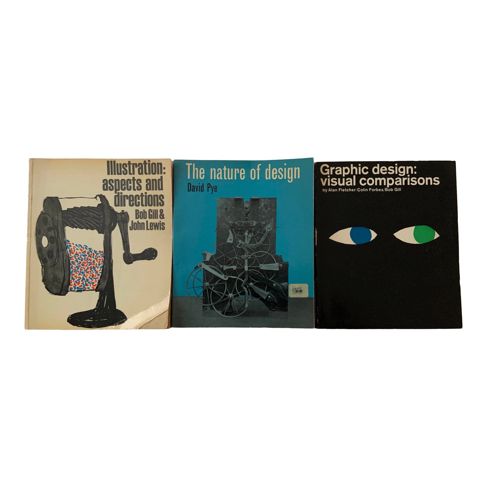 1960s Illustration Graphic Design Books- Set of 3 | Chairish