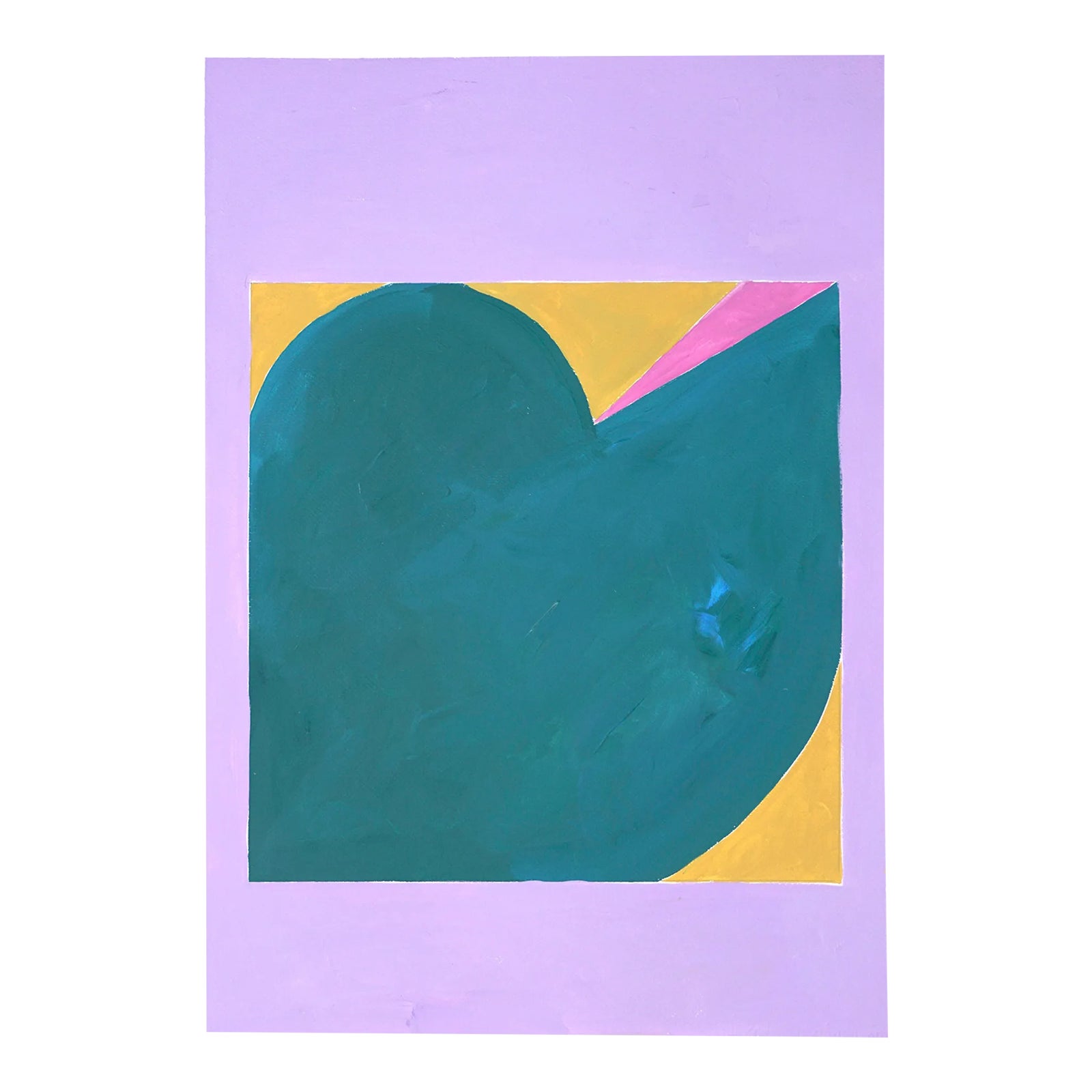 2022 "The Golden Rule" Abstract Color Field Acrylic Painting in Pastel ...