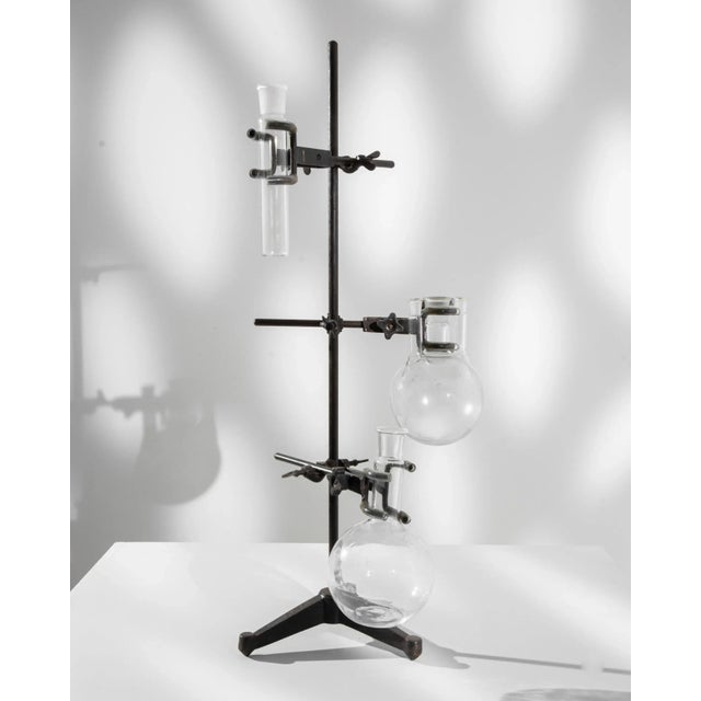 Vintage Steel Laboratory Beaker Stand | Chairish