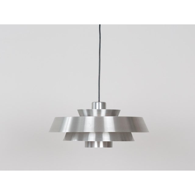 Vintage Aluminum Nova Pendant Lamp by Jo Hammerborg for Fog and Mørup ...