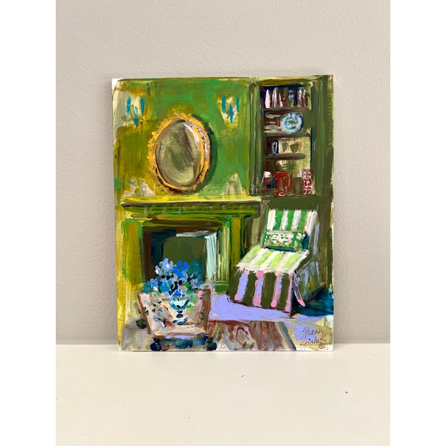 Painting of Interior "Skirted" by Shann Spishak | Chairish