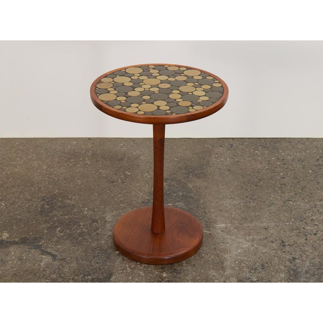 1960s Martz Coin Tile Side Table | Chairish