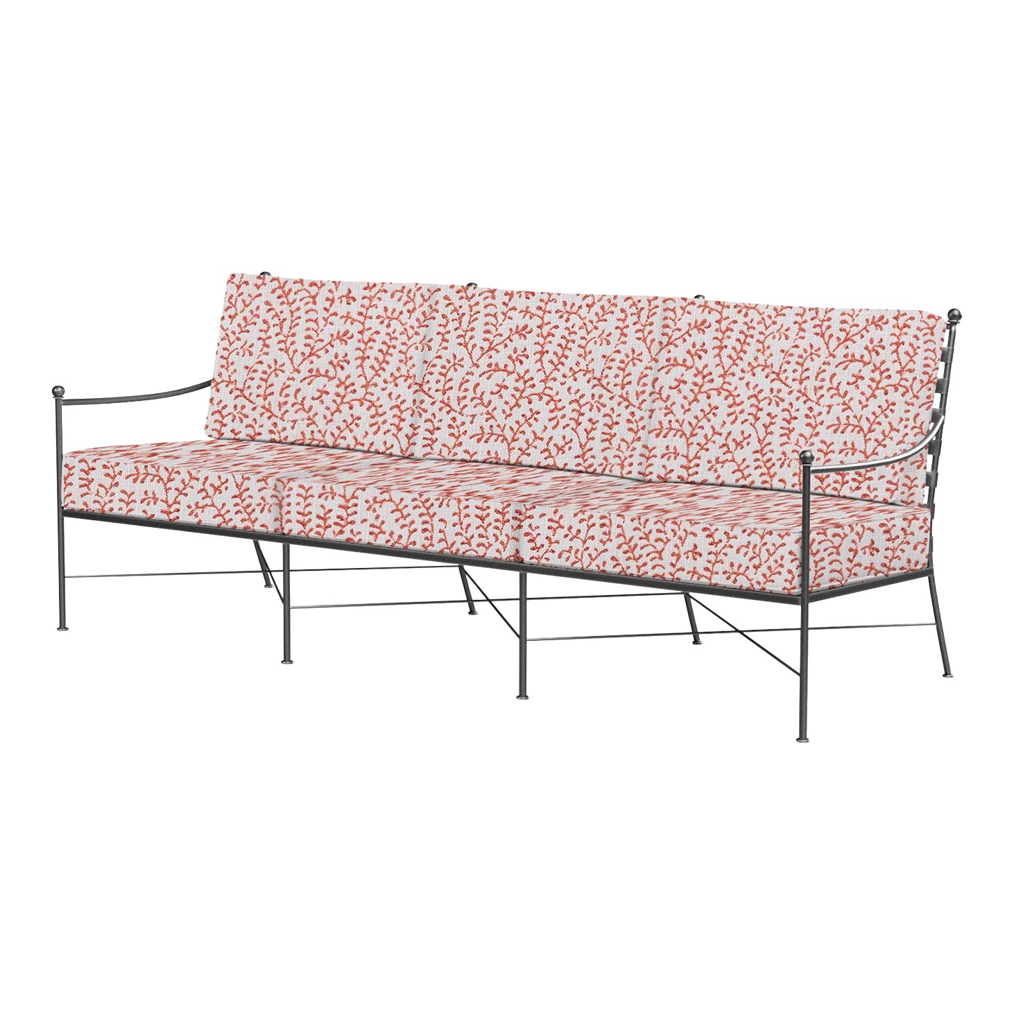 Sunset West Outdoor Provence Sofa in Eberly Clay | Chairish
