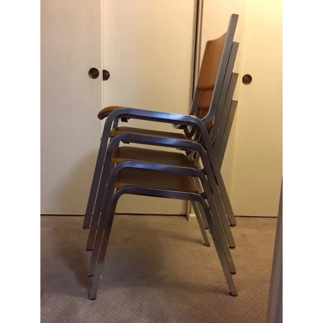 1960's Steelcase Stacking Chairs- Set of 4 | Chairish