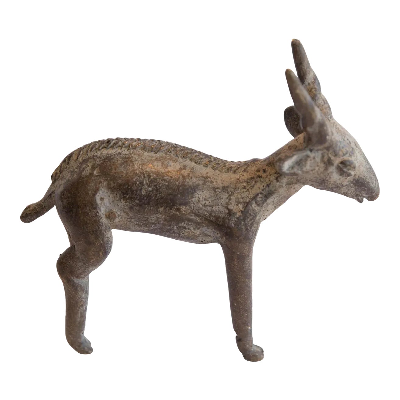 Vintage African Antelope Sculpture | Chairish
