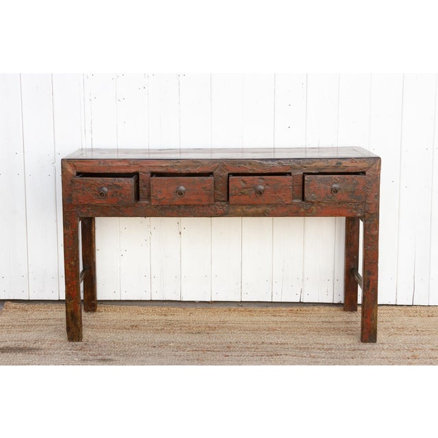 Antique Asian Farmhouse Console | Chairish
