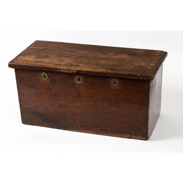 European Walnut Storage Chest, Early 19th Century | Chairish