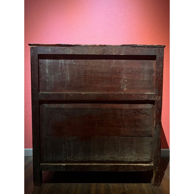 19th Century Painted “Five Senses Flower Offering” Tibetan Dharma ...