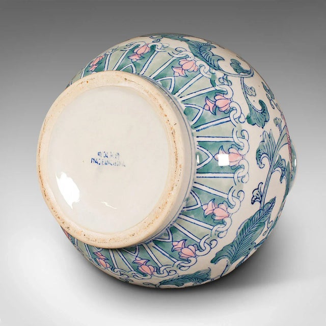 1970s Large Vintage Ceramic Baluster Vase | Chairish