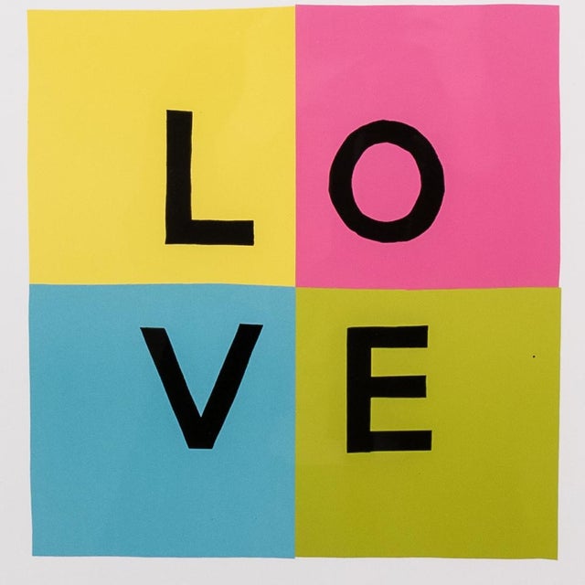 Yves Saint Laurent Love Poster, 1998 | Chairish