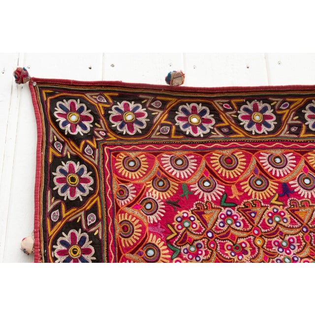 Vintage Ceremonial Indian Sindhi Tapestry | Chairish