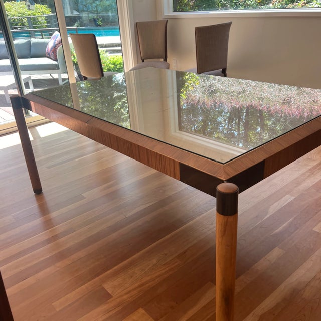 1980s Custom Fruit Wood Dinning/Conference Table by Baker Furniture ...