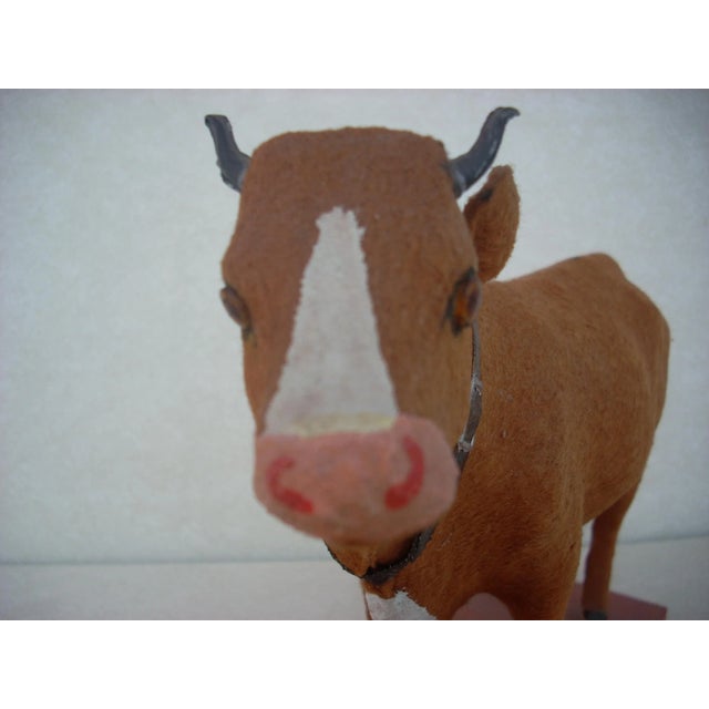 Antique Cow Pull Toy | Chairish