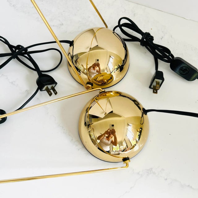 1980s Stefano Cevoli, Italian Modern Minimalist, ‘Meridiana’ Gold ...