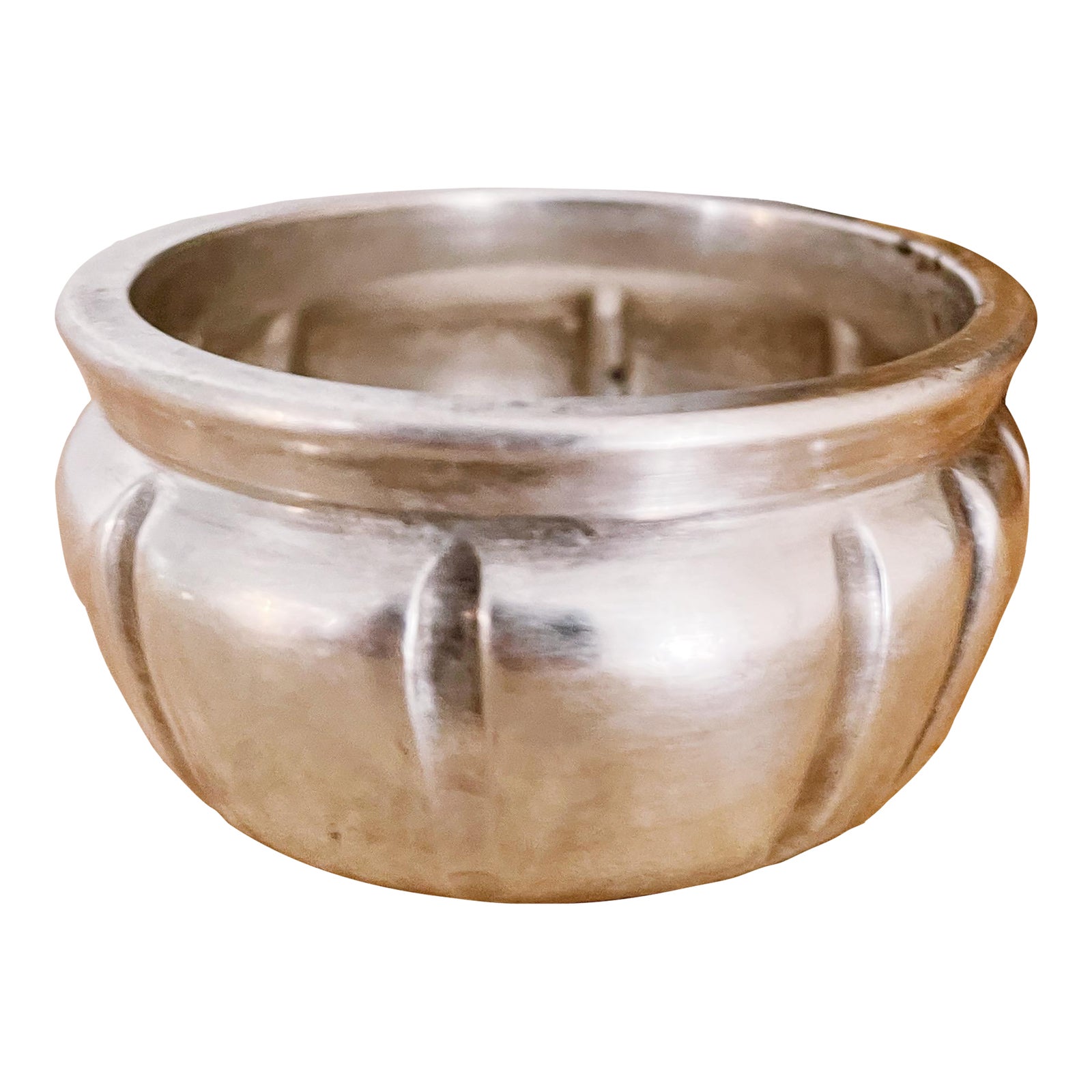 Antique Silver Plated Salt Cellar From Ambasciatori Hotel in Rome Italy ...